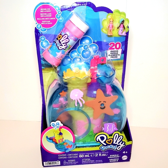 polly pocket | Toys | Polly Pocket Bubble Aquarium With Underwater ...